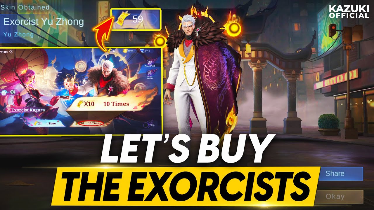 LETS SHOP THE EXORCIST SKINS | 59 EXORCISM CHARM FREE TOKENS - YouTube