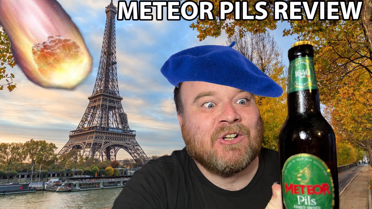 BOOM!! French Lager - Meteor Pils |5%| Beer Review! - YouTube