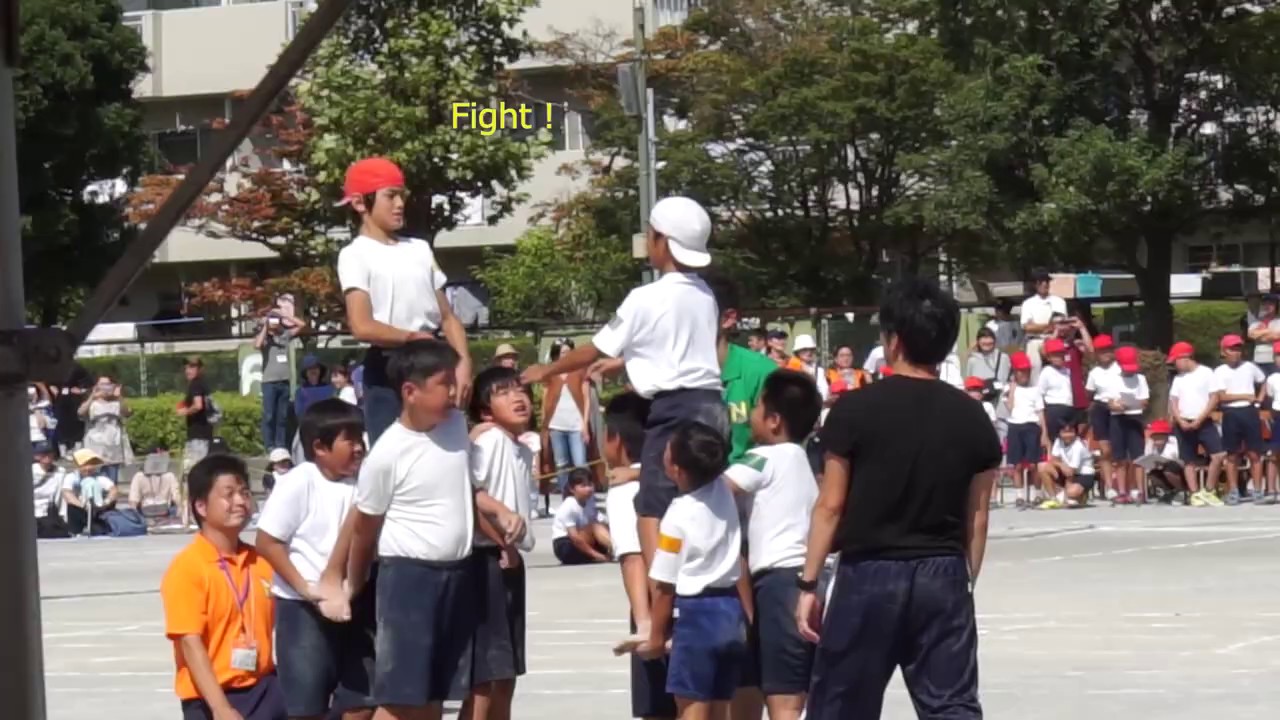 Japanese School🏃 Kibasen ( cavalry battle )騎馬戦 小学校 Sports Day - YouTube