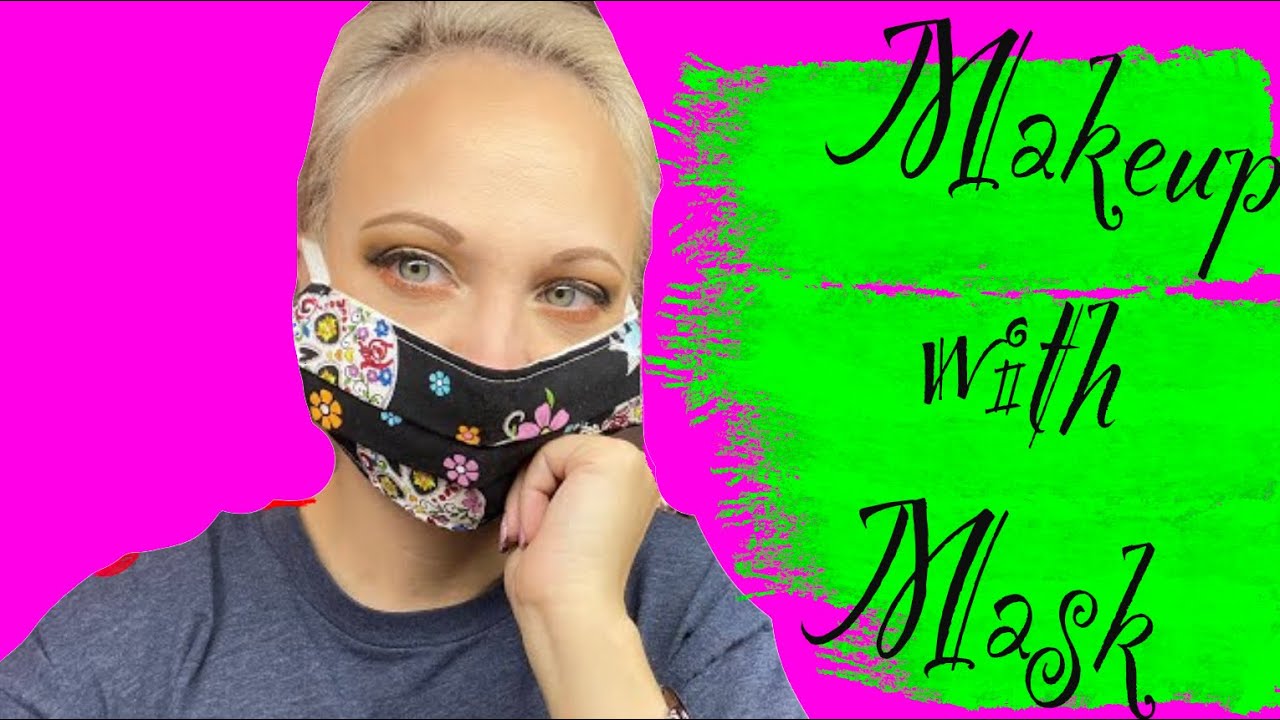 Makeup with a Mask/ Requested eye look - YouTube