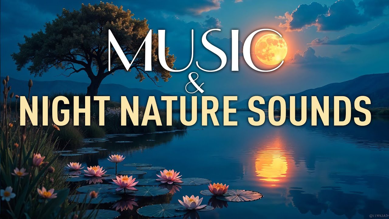 Calming Music with Night Nature Soothing Sounds | Ambient, Relaxing ...