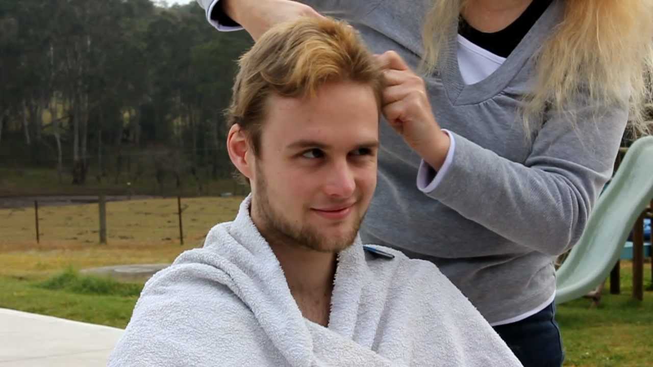 Hair Shave for Breast Cancer - Blake Curran - YouTube