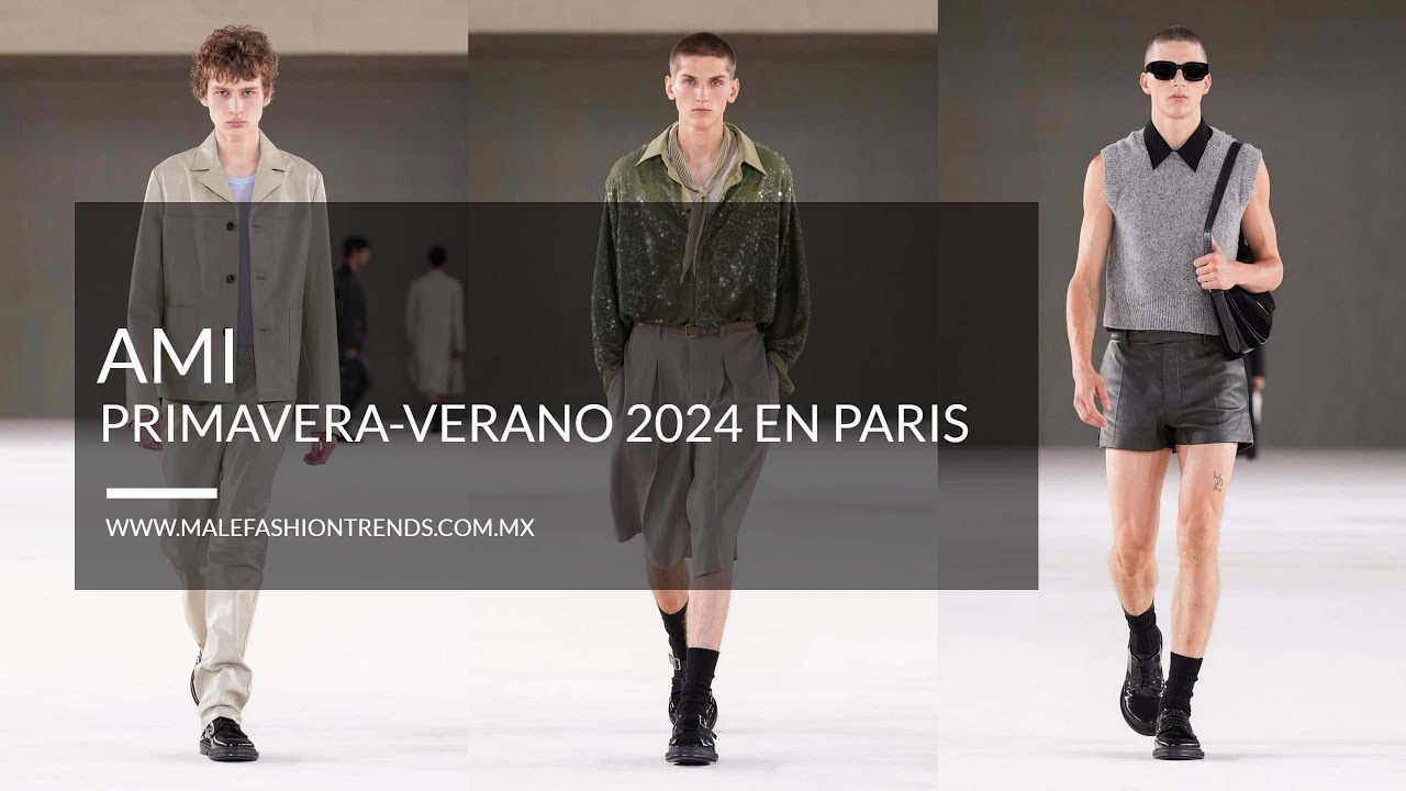 AMI Desfile Primavera-Verano 2024 en la semana de la moda de París ...