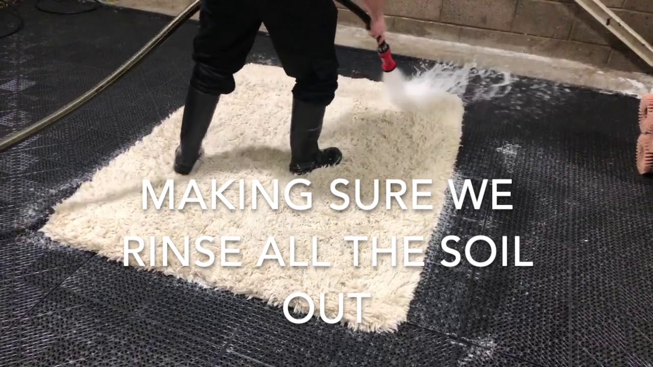 Rug Spa Cleaning - YouTube
