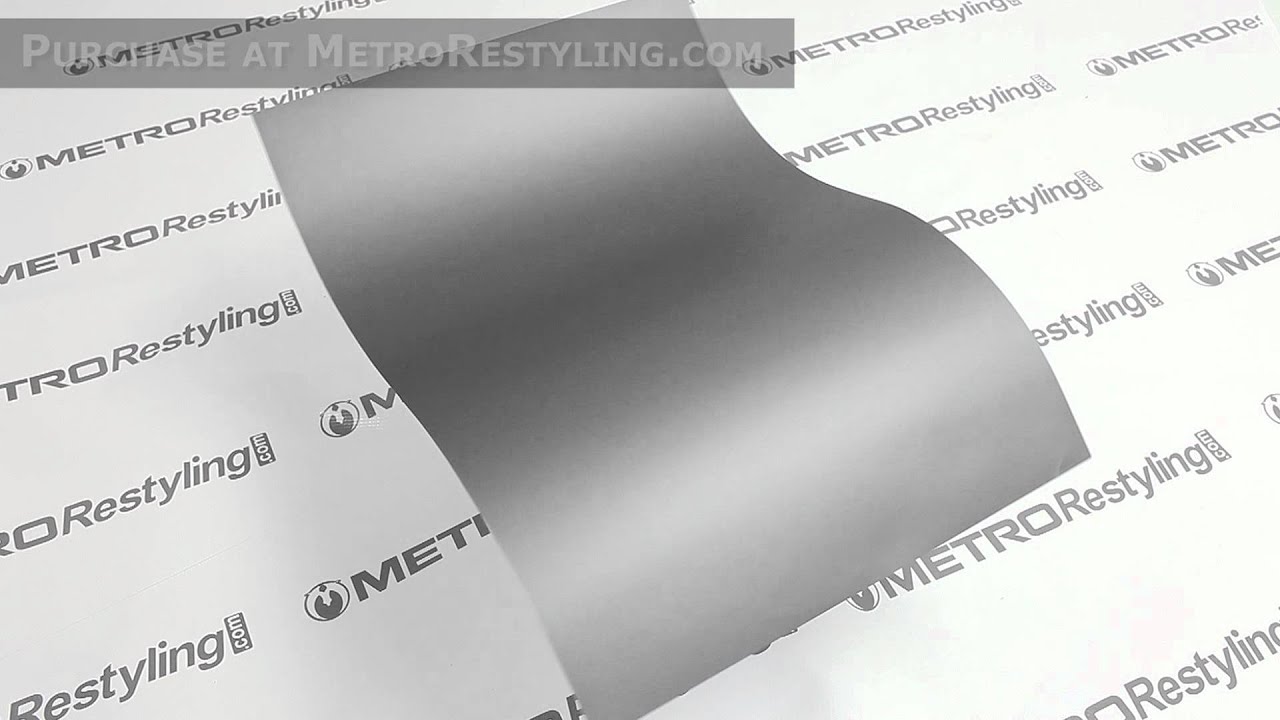 3M Scotchprint Wrap Film Series 1080 Matte Silver Vinyl M21 - YouTube