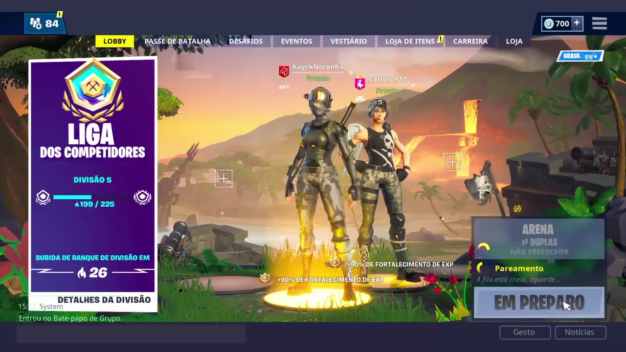FORTNITE-ARENA +200 PONTOS - YouTube