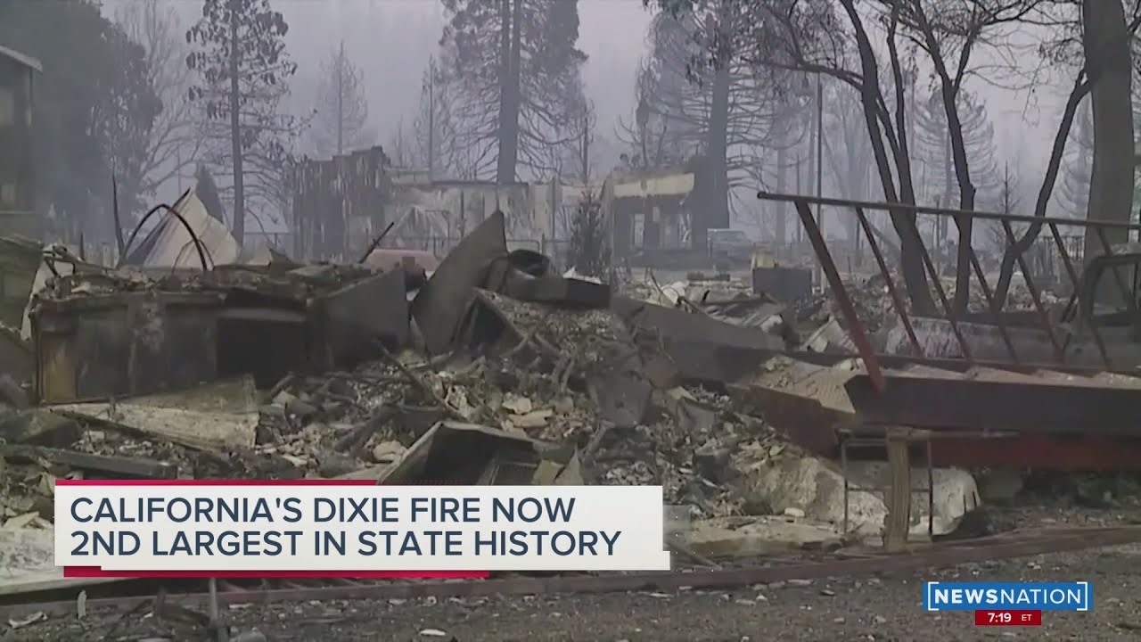 Dixie Fire grows to become largest single wildfire in California ...