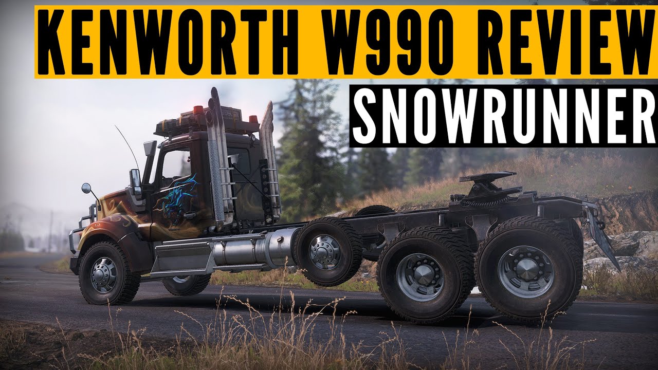 The WORST SnowRunner DLC? | Kenworth W990 REVIEW - YouTube
