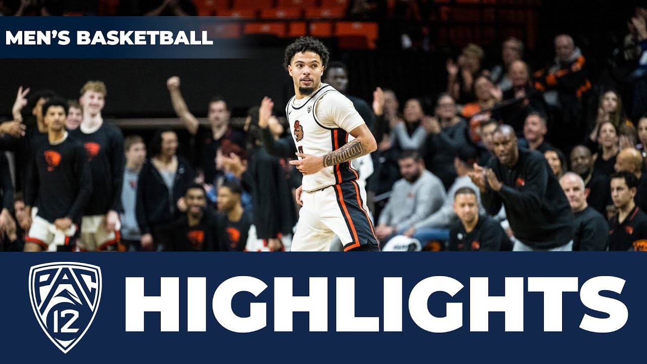 Utah vs. Oregon State Men's Basketball Highlights | 2023-24 Season ...