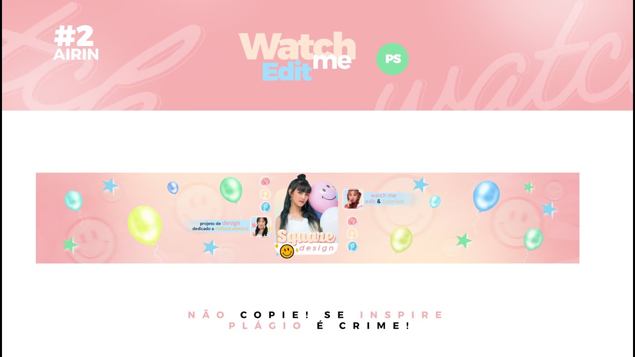 Watch me edit - layout para Youtube | Photoshop #2 - YouTube