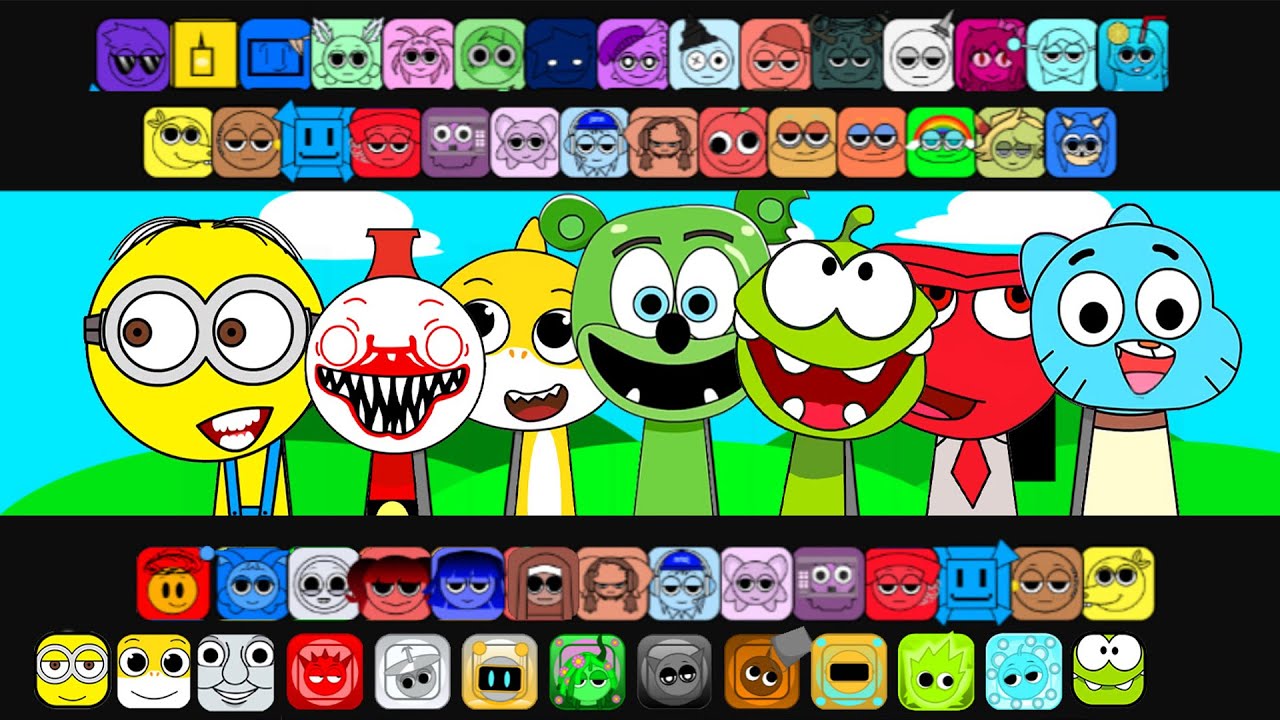 Incredibox Sprunki Secret OC Om Nom, Gummy Bear New OC Update - YouTube