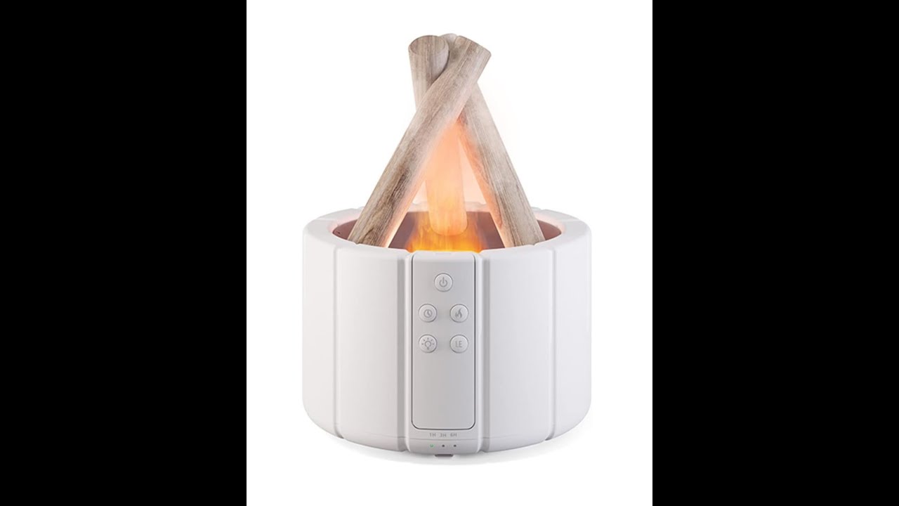 Bonfire Shape Aroma Humidifier Diffuser For Home, With Multi-color LED ...