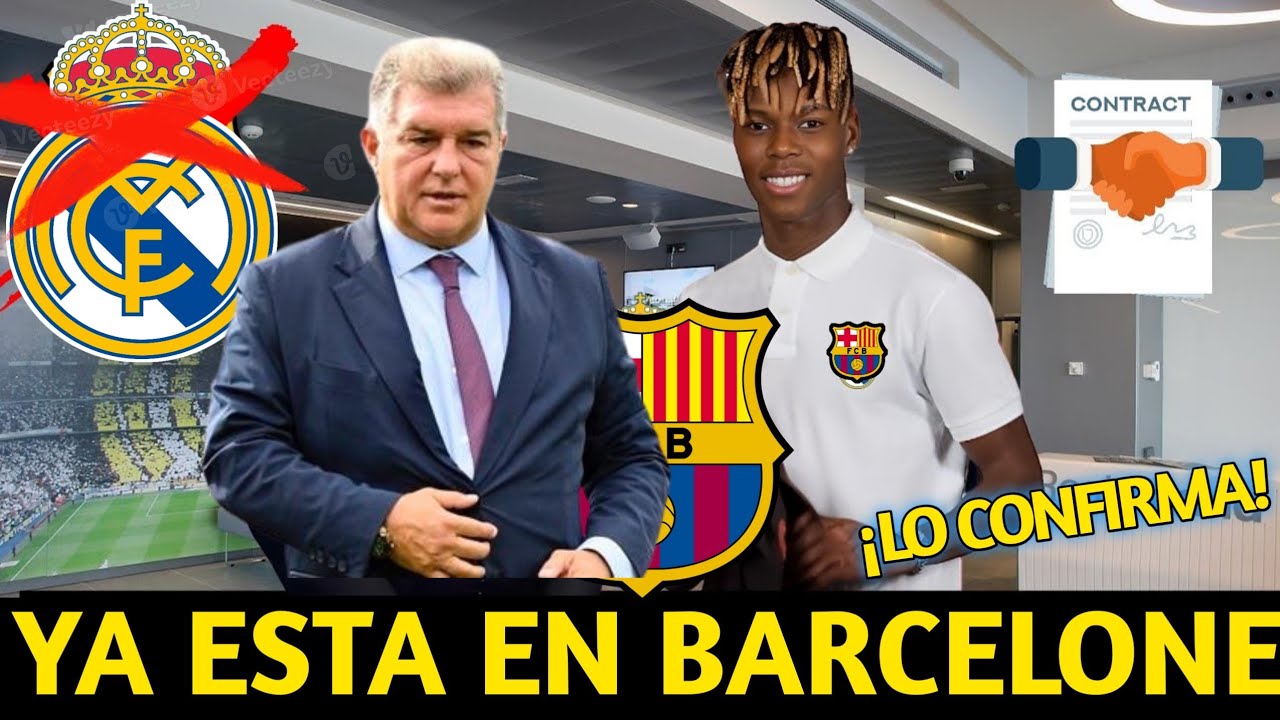 NO CAMINARÁ EN EL BERNABEU / LAPORTA HUMILLADO REAL MADRID ROBANDO SU ...