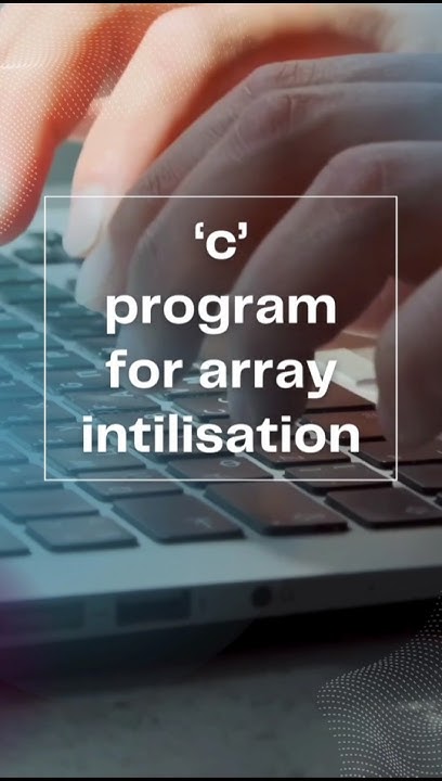 C Program For Array Initialisation Cprogramming Programming Youtube