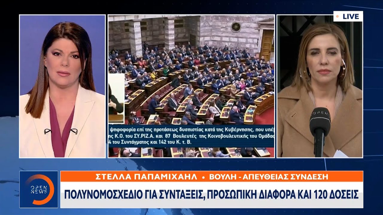 Πολυνομοσχέδιο για συντάξεις, προσωπική διαφορά και 120 δόσεις | Ethnos ...