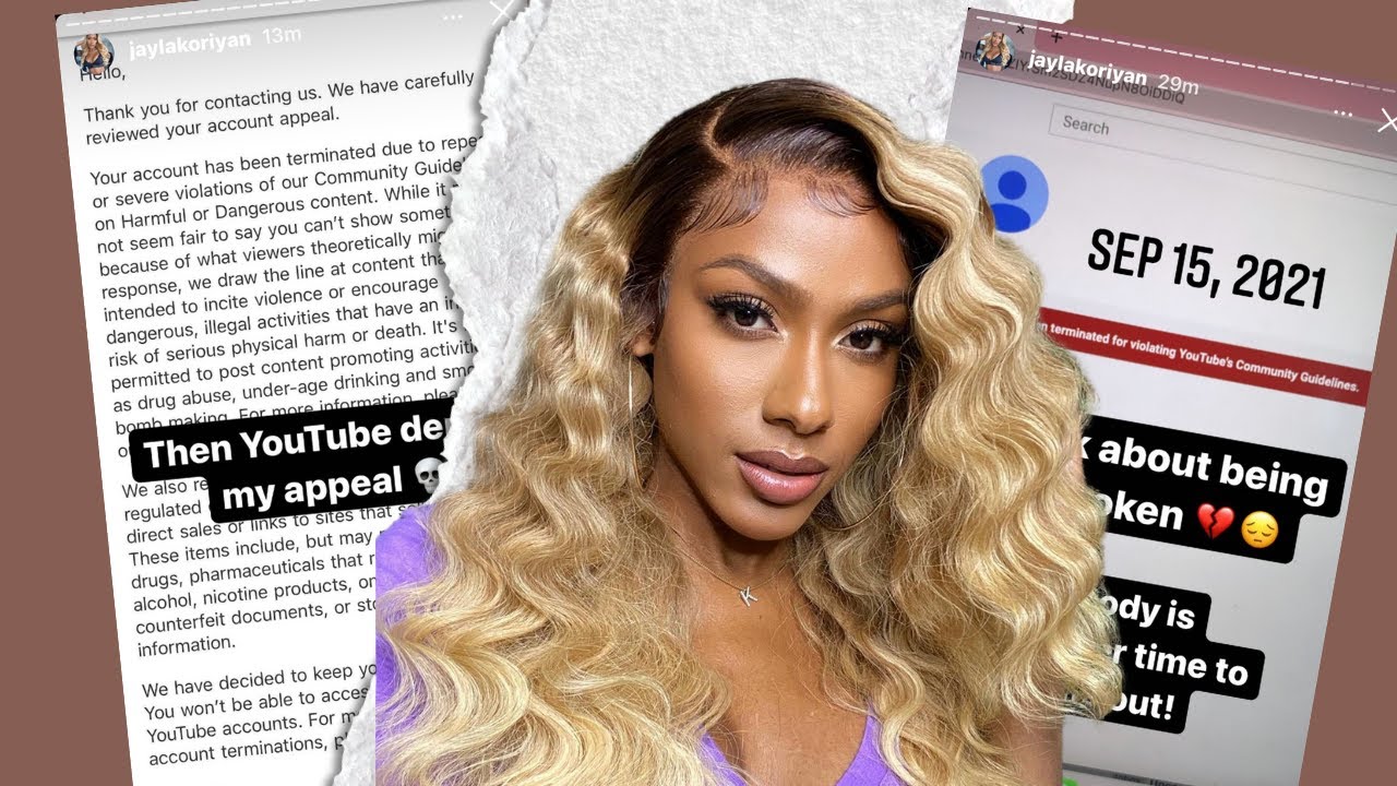 Jayla Koriyan REVEALS that her YT Channel was REMOVED! - YouTube