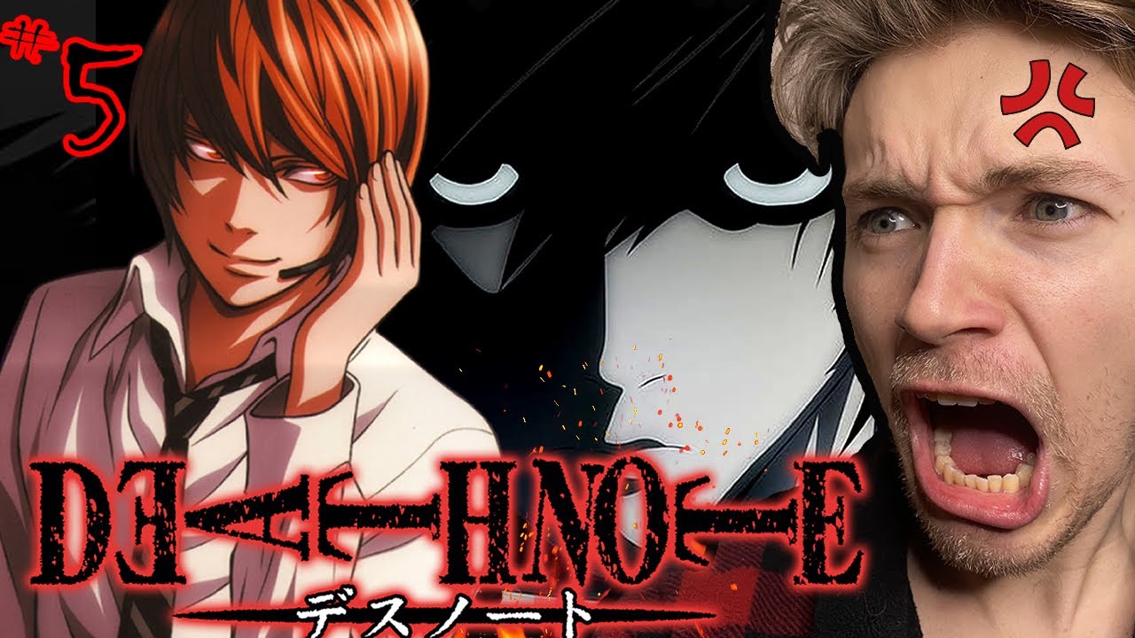 Death Note REACTION (100% Blind) - Episode 5 - Tactics - YouTube
