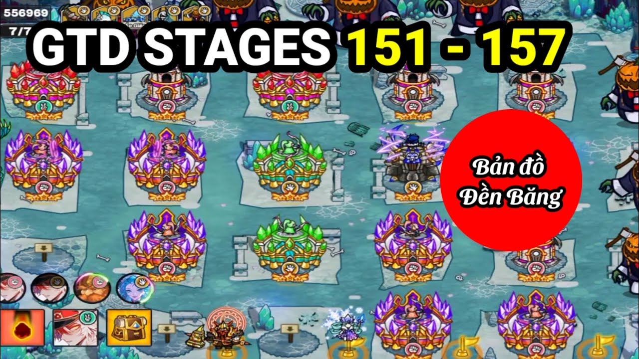 Gold Tower Defence | Stages 151 - 157 (map Đền Băng) (tận dụng sự kiện ...