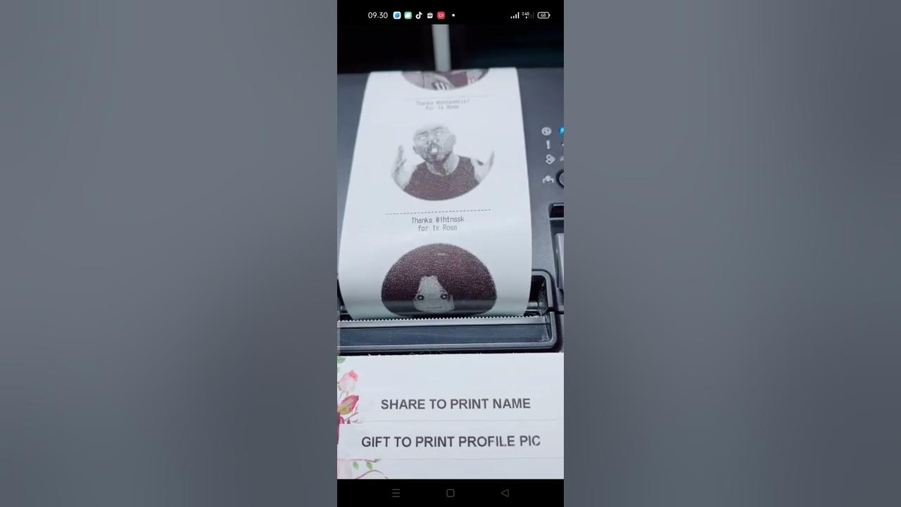 TIKTOK LIVE PRINTER THERMAL - YouTube