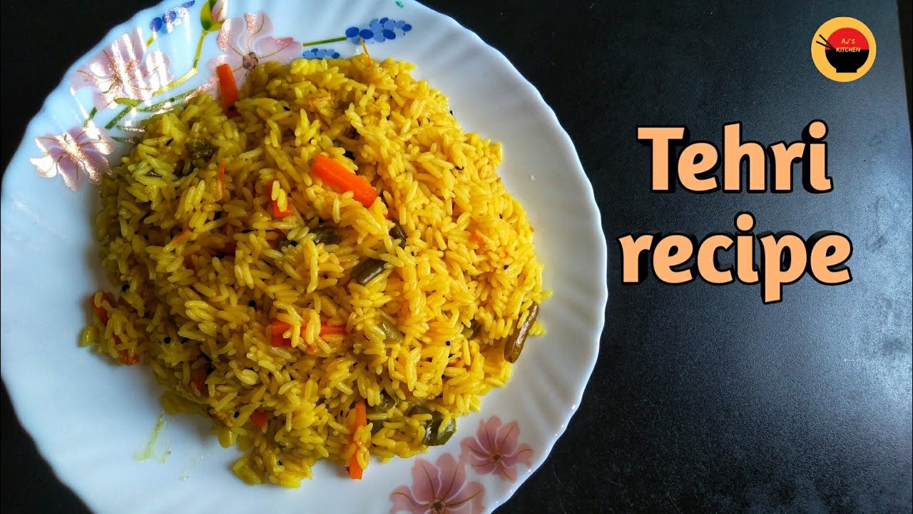 Tahri recipe | one pot meal | easy recipe for office going - YouTube