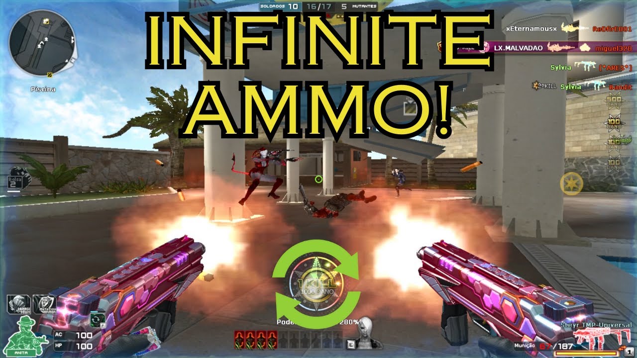 Crossfire - Dual TMP Universal (Infinite Ammo?) - HMX Gameplay - YouTube