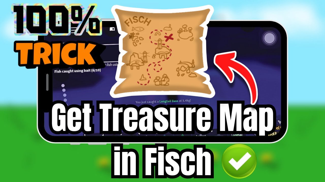 How to get Treasure Map in Fisch on Roblox (New Update) - YouTube