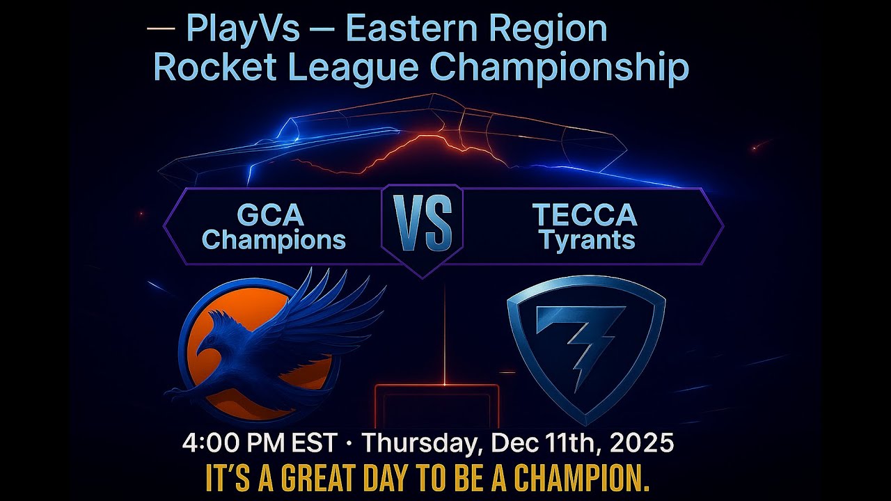 PlayVS - Eastern Region Rocket League Championship - YouTube