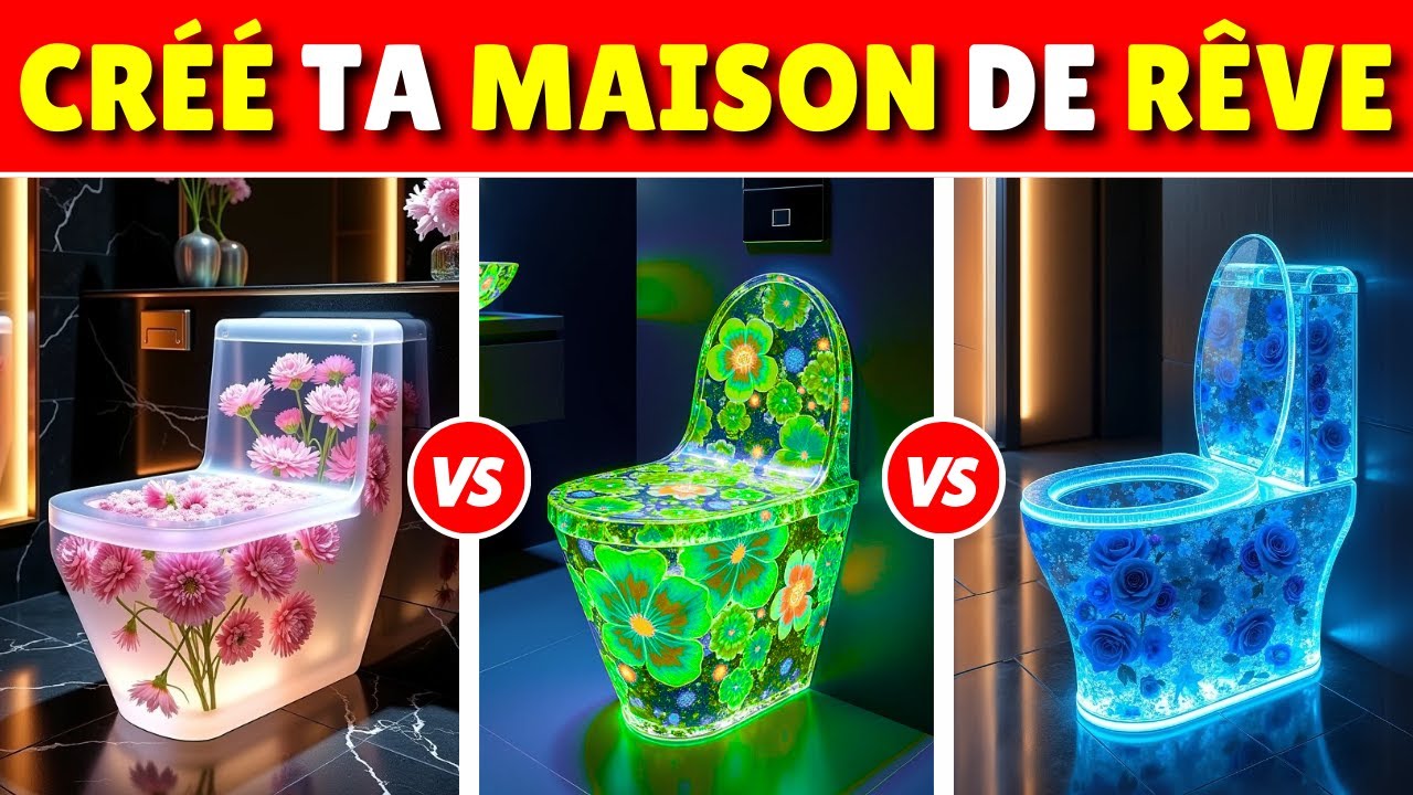 CONSTRUIS ta MAISON de RÊVE 🧱🌈 | 50 choix impossibles 🩷💚💙 - YouTube