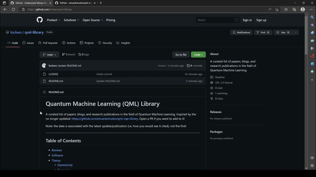 Announcing the QML Library: a curated list of QML papers - YouTube