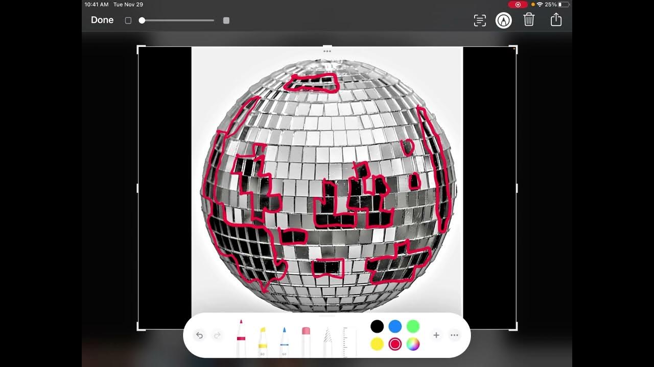 Painting a Monochromatic Disco Ball - (Part 2/5) - YouTube