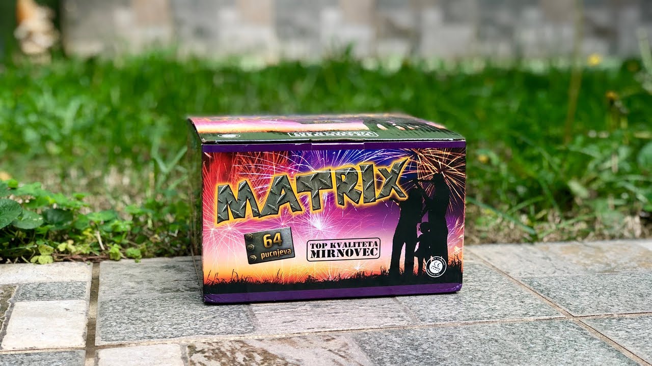 Matrix firework box, Mirnovec - YouTube