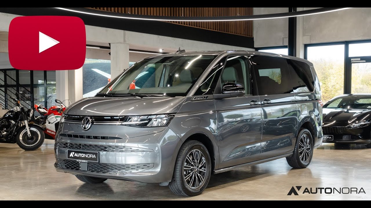 VW Multivan (T7) Life 2.0 TSI Indiumgrau (Indiumgrey) - YouTube