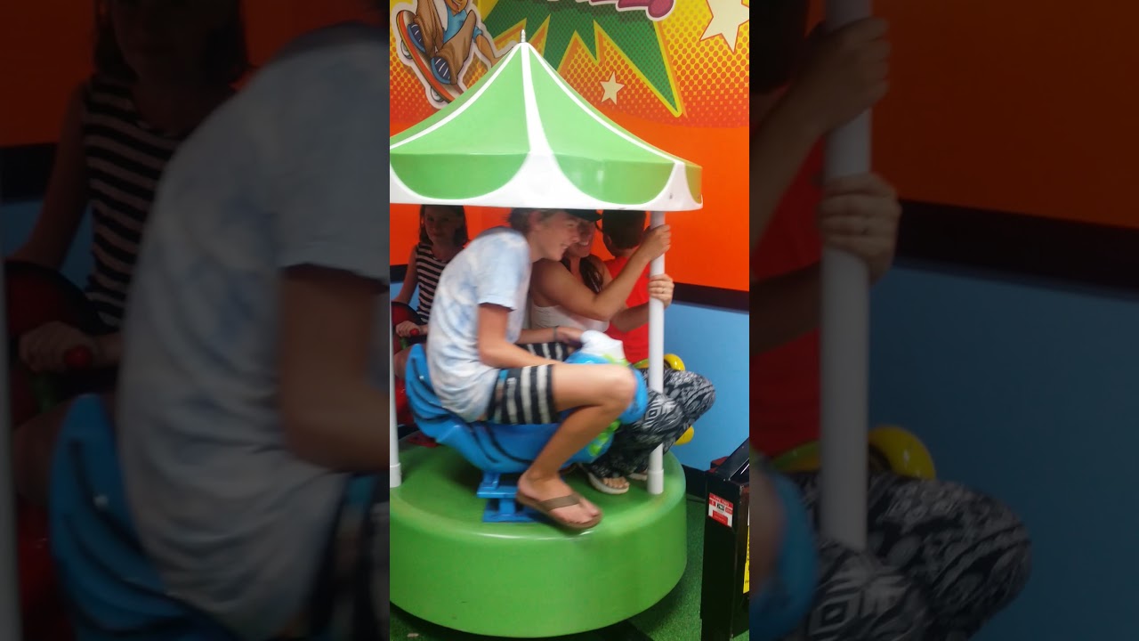 Merry-go-round at Walmart - YouTube