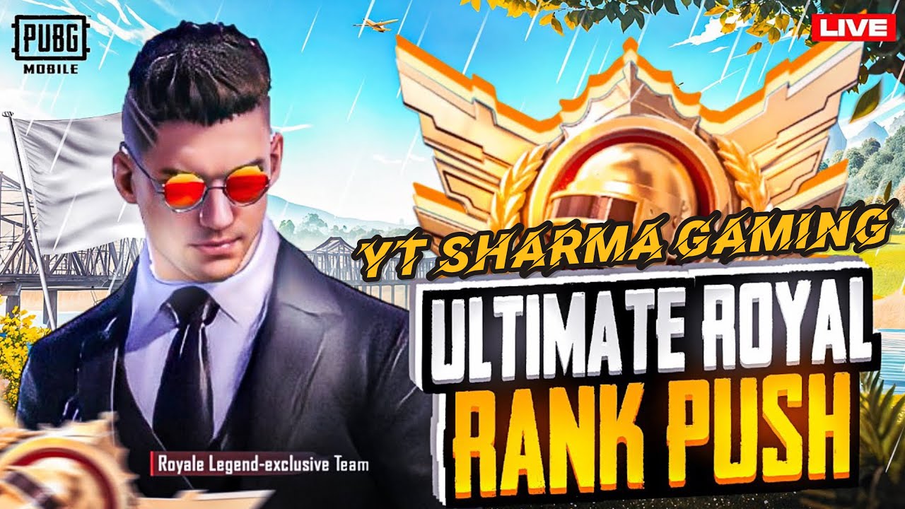 I PAD PRO M4 CHIP PUBG MOBILE ULTIMATE ROYAL RANK PUSH 🔥YT Sharma ...