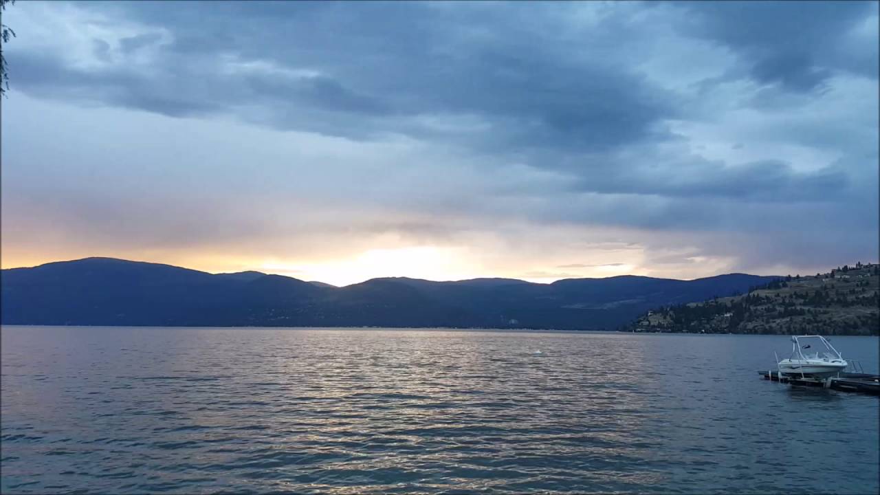 Stormy Lake Time Lapse (Chillstep Background Music) - YouTube