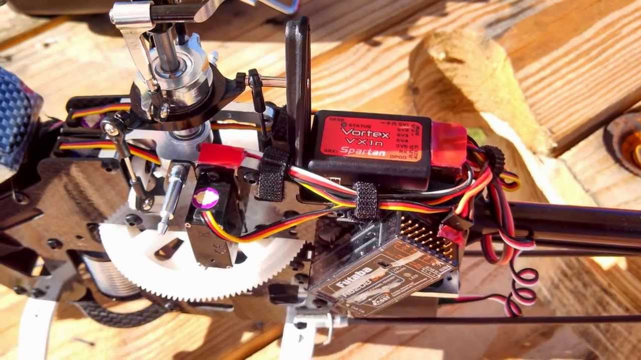 T-Rex 450 Pro DFC Vortex Nano - VX1N - YouTube