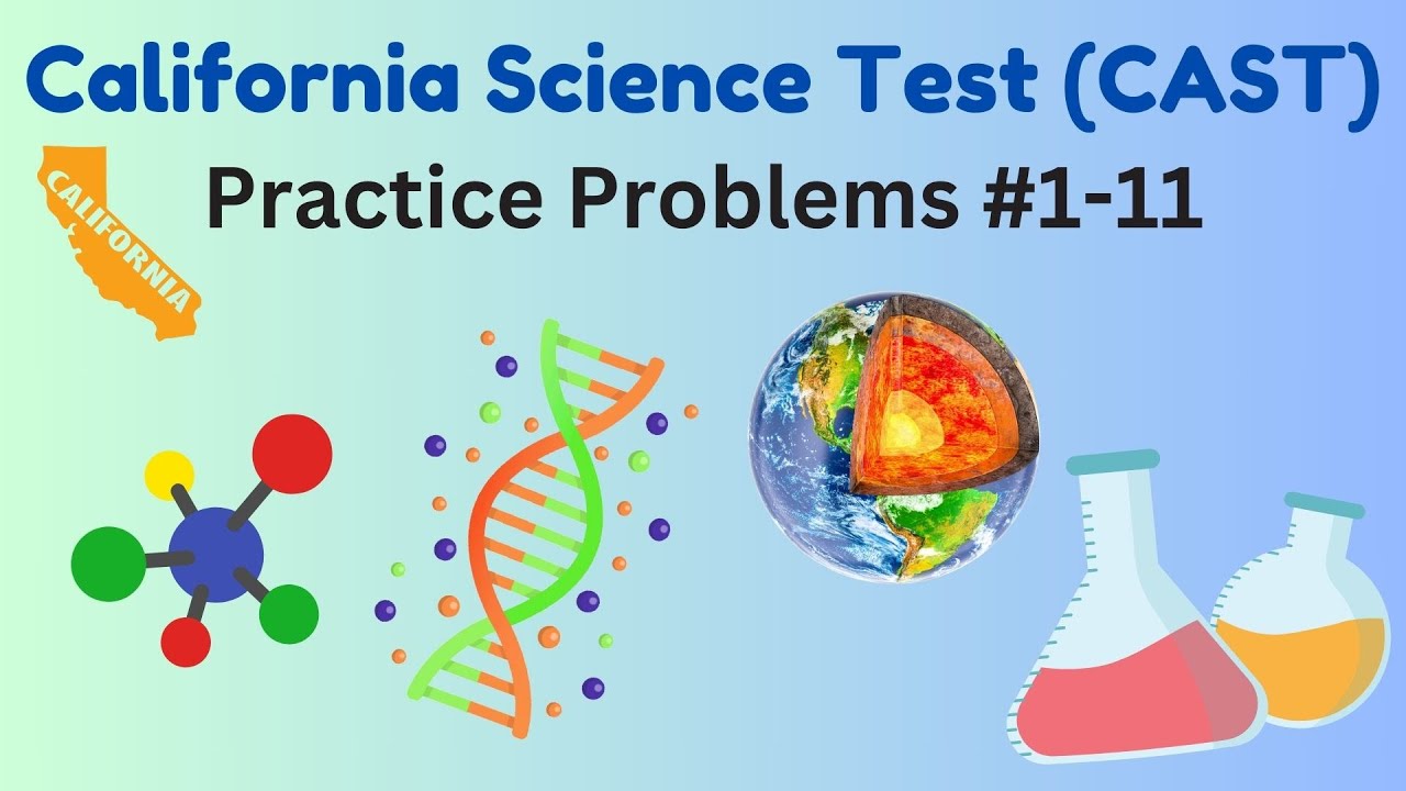 8th Grade California Science Test (CAST) – Practice Problems #1–11 ...