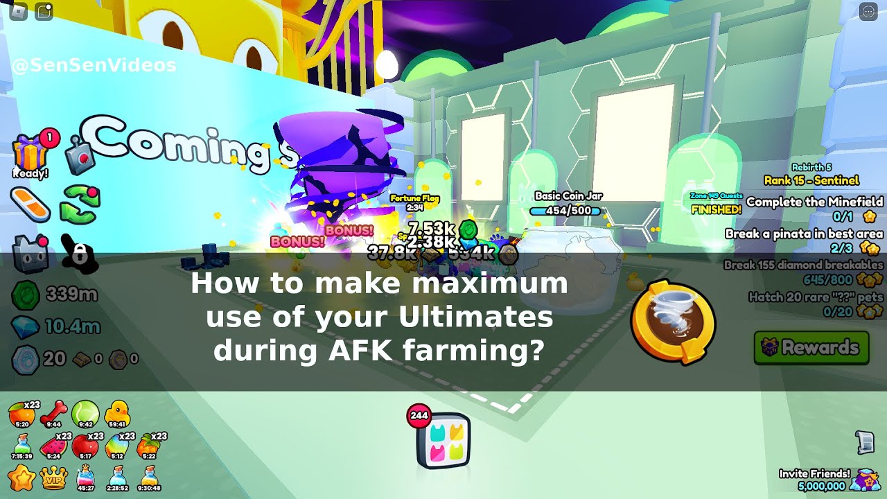 How to make maximum use of your Ultimates during AFK farming? Pet ...