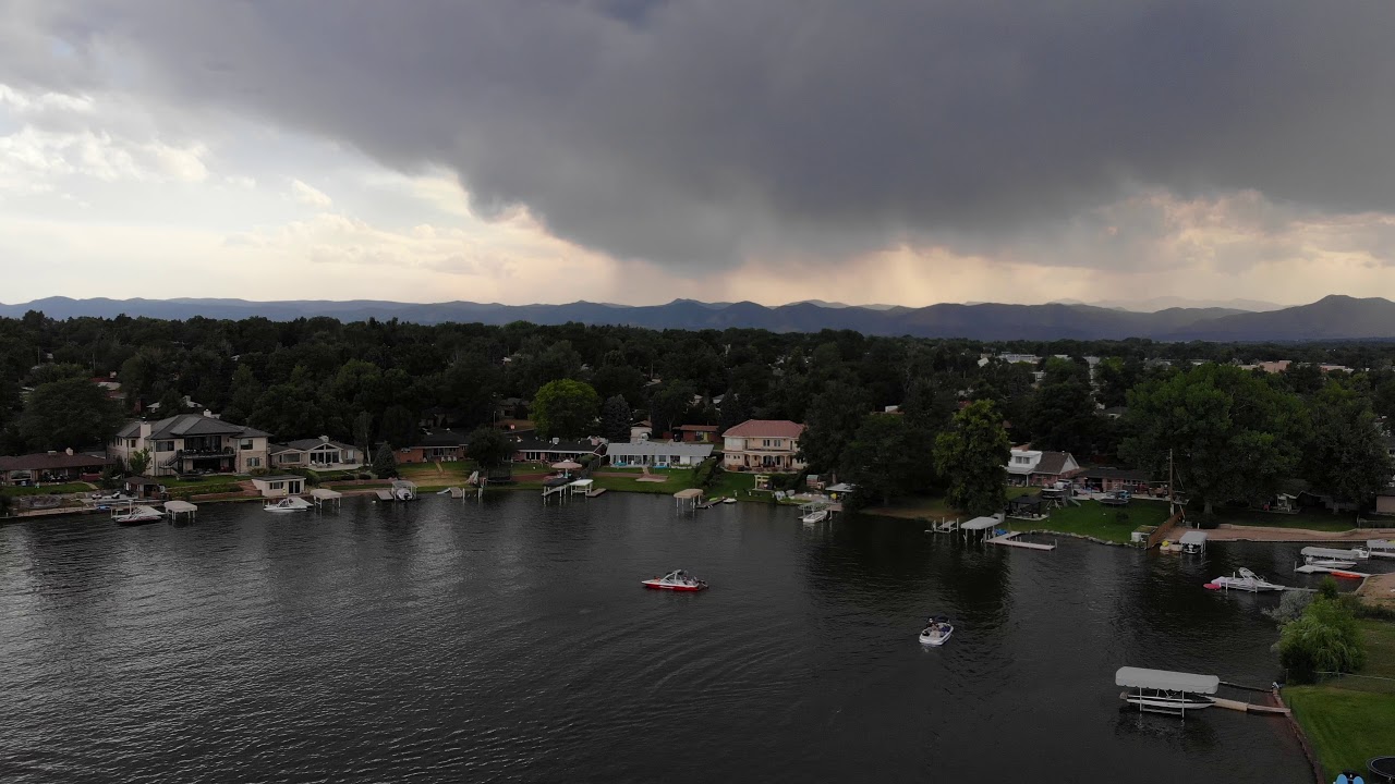 Riviera Lake - Denver, CO 7/4/18 by DJI Drone - YouTube