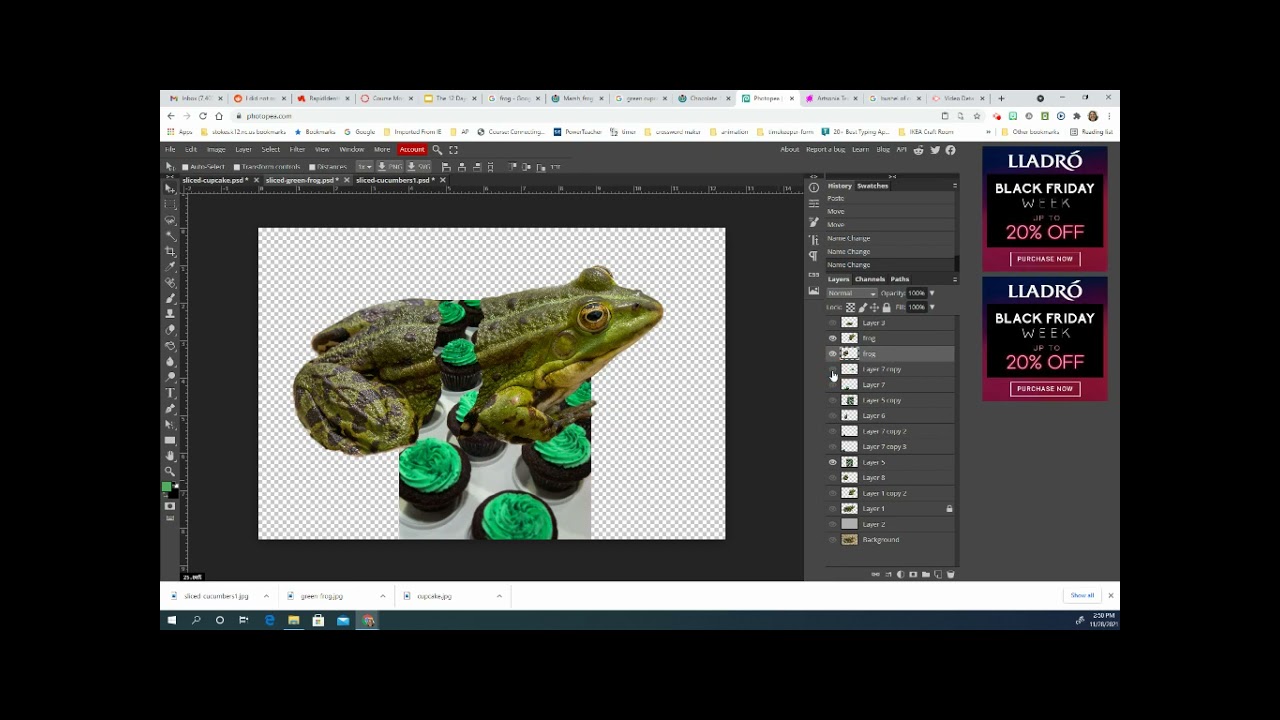 Sliced In Photopea - YouTube