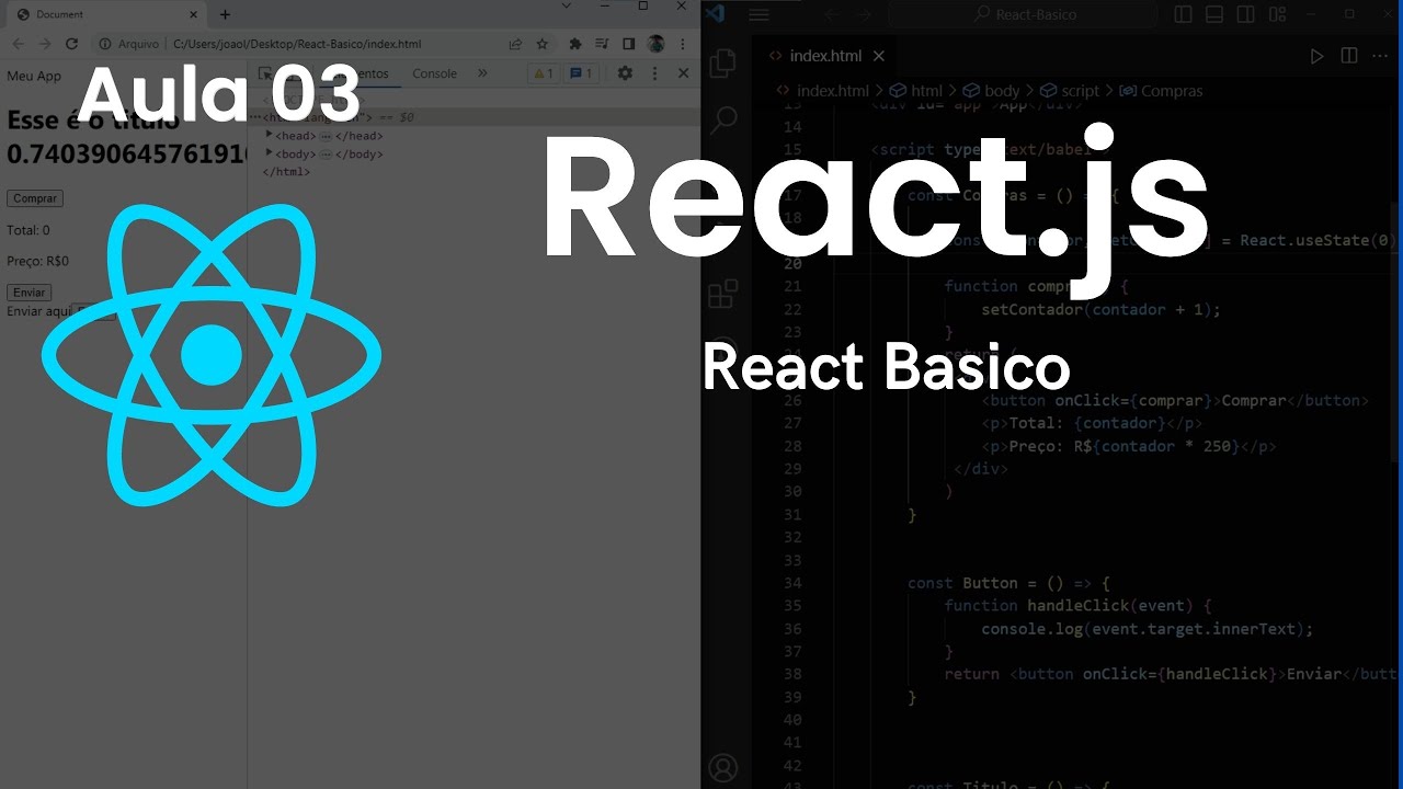 REACT BÁSICO | REACT.JS PT-03 - YouTube