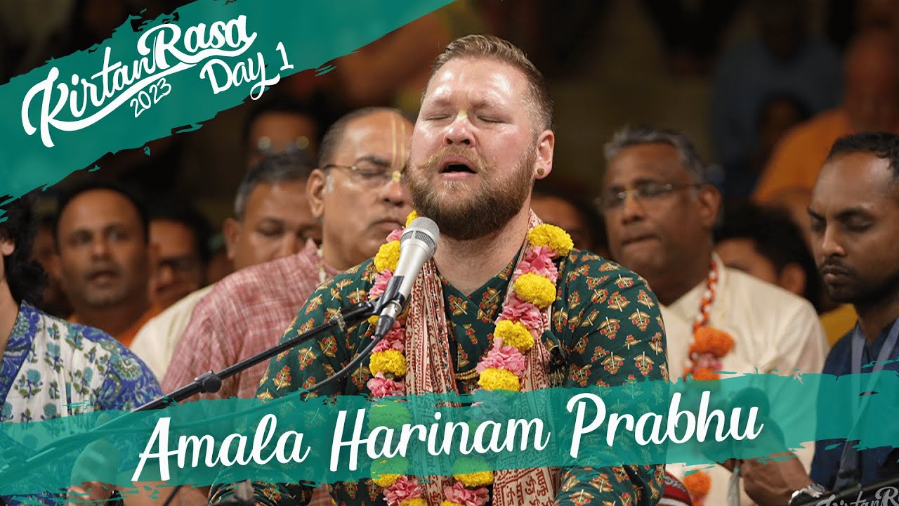 Amala Harinam Prabhu's Kirtan | Day 2 | Kirtan Rasa 2023 | 4K | Dubai ...