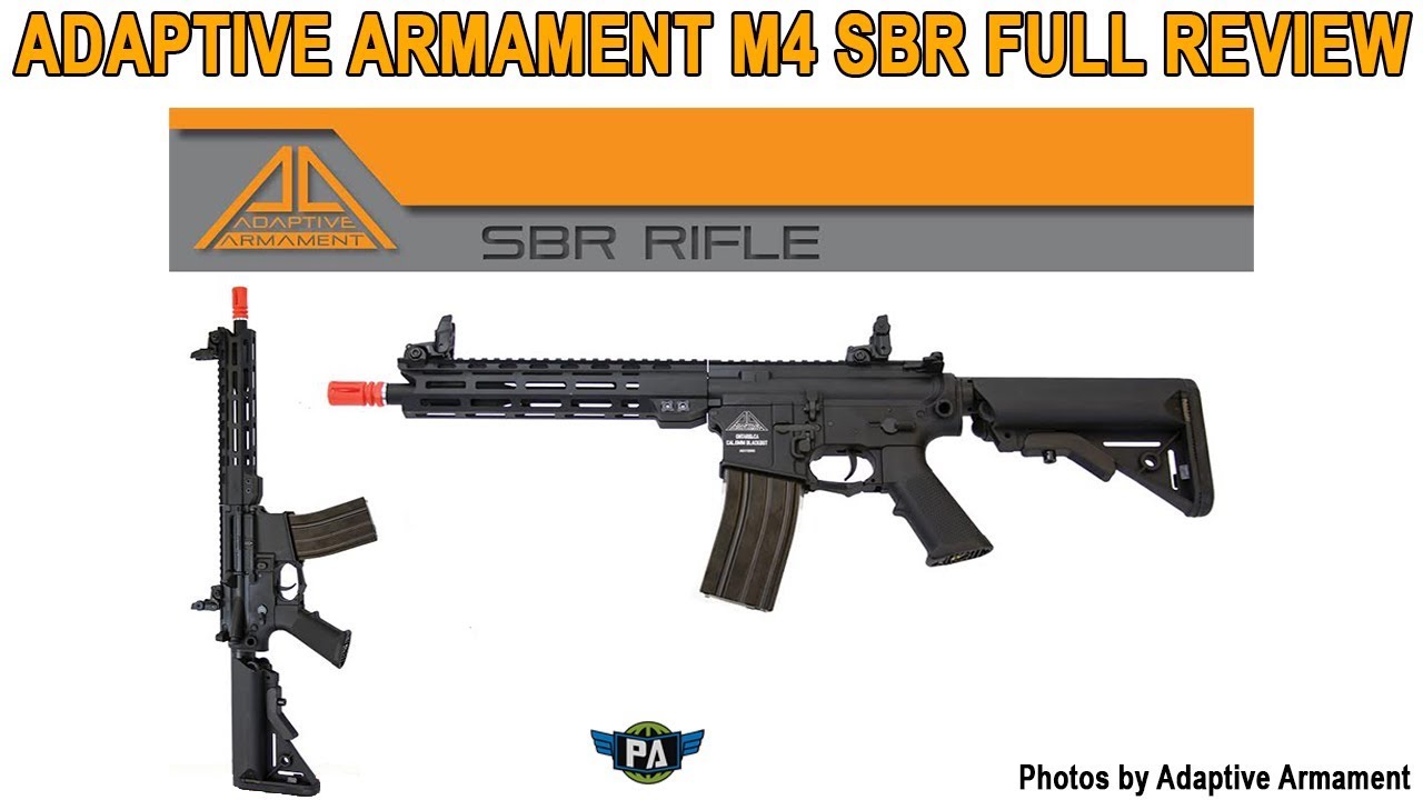 Adaptive Armament m4 SBR full review! - YouTube