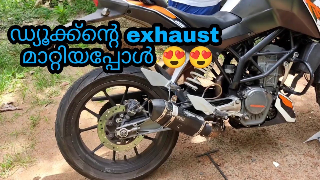 Duke 200 with Akrapovic exhaust / Malayalam...!!!😉😉 - YouTube