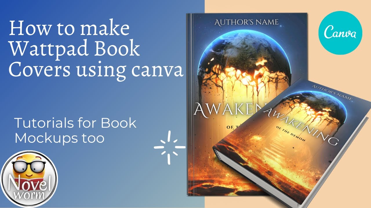 How To Make Wattpad Book Covers Using Canva - YouTube