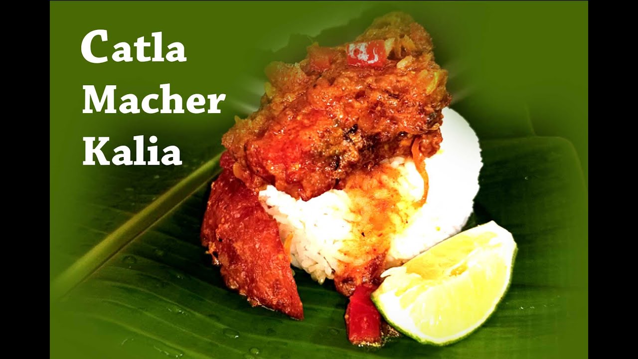 Catla Fish Kalia Curry Bengali Style / Catla Macher Kalia / With Tips ...