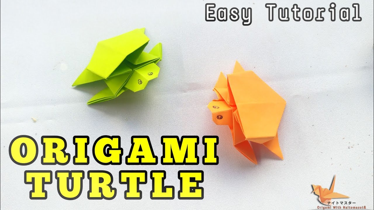 EASY ORIGAMI TURTLE | Origami Kura Kura | Paper Craft Tutorial ...