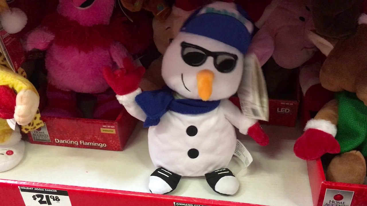 Animated Rapping Snowman | Gemmy 2017 - YouTube