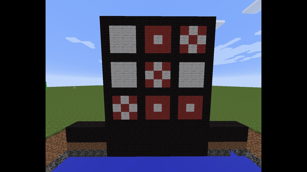 Minecraft: Command Block Tic Tac Toe - YouTube