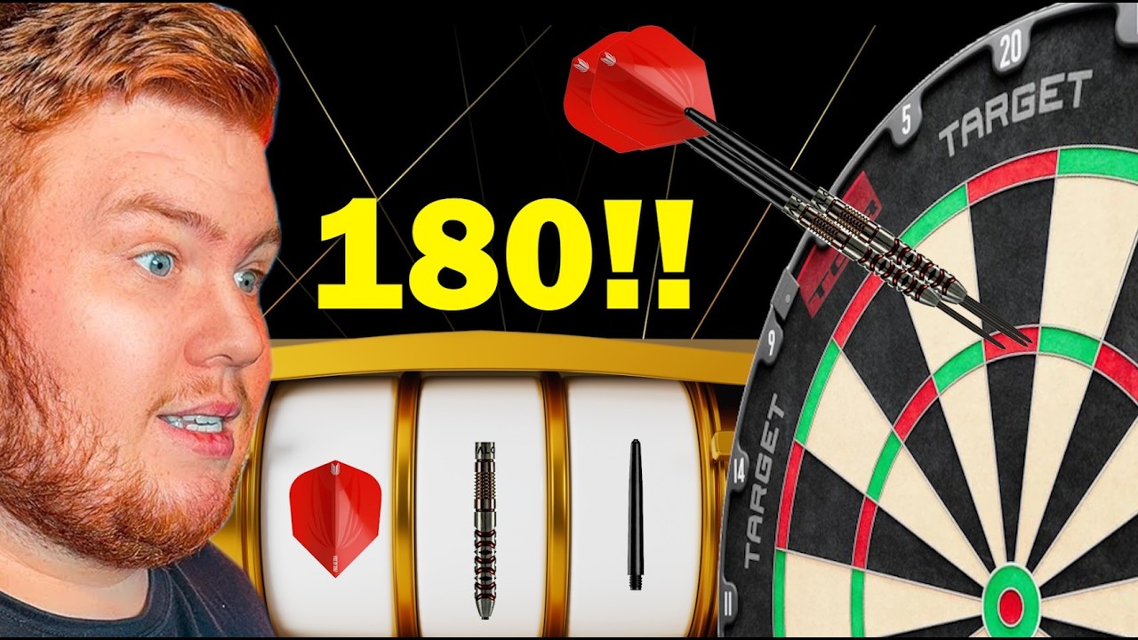 I Built a Random Dart Setup and Had 30 Mins to Hit a 180! - YouTube